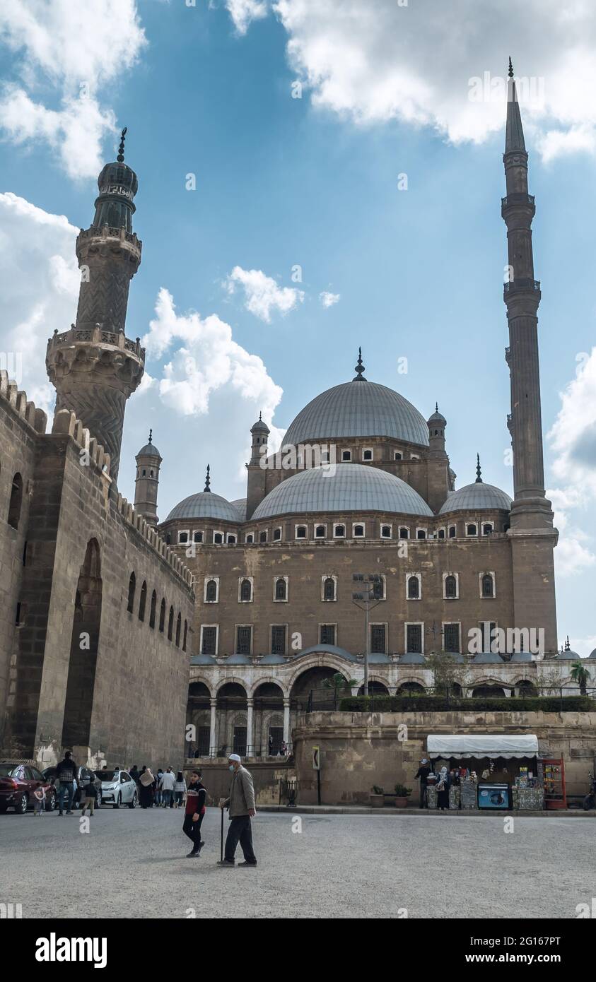 Muhammad Ali Mosque at the Cairo Citadel in Cairo, Egypt Stock Photo ...
