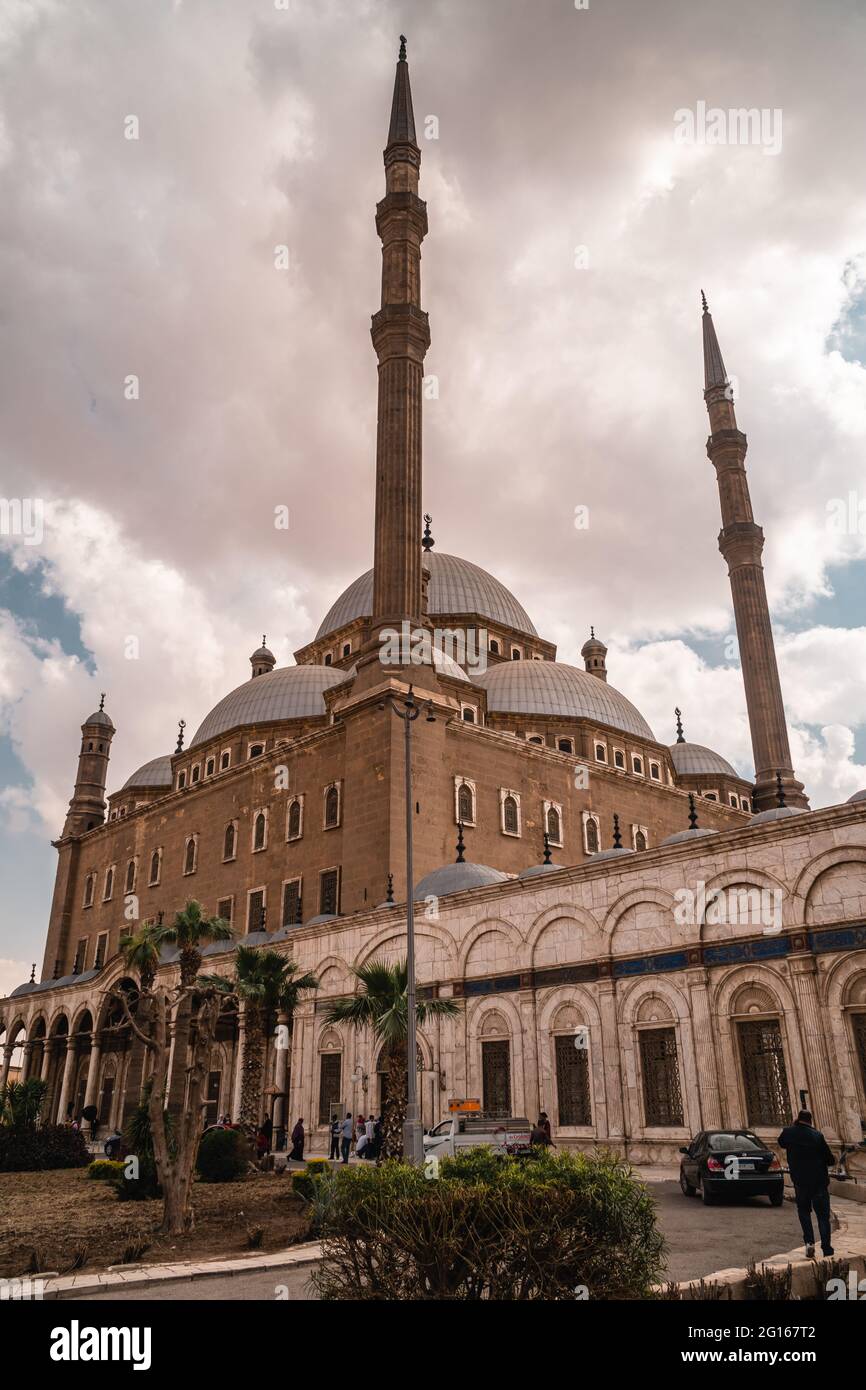 Muhammad Ali Mosque at the Cairo Citadel in Cairo, Egypt Stock Photo ...