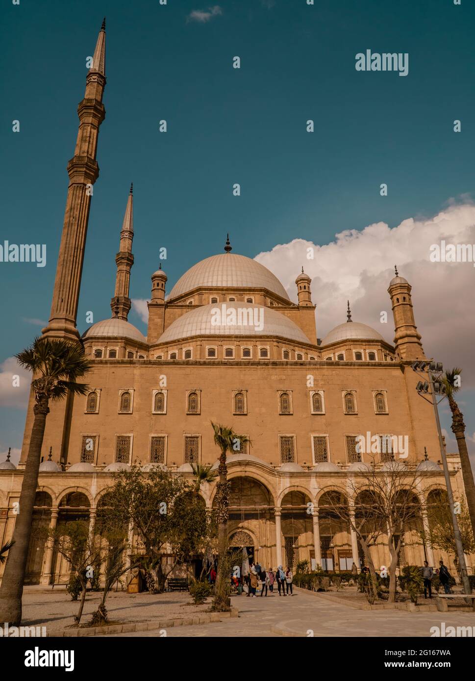 Muhammad Ali Mosque at the Cairo Citadel in Cairo, Egypt Stock Photo ...