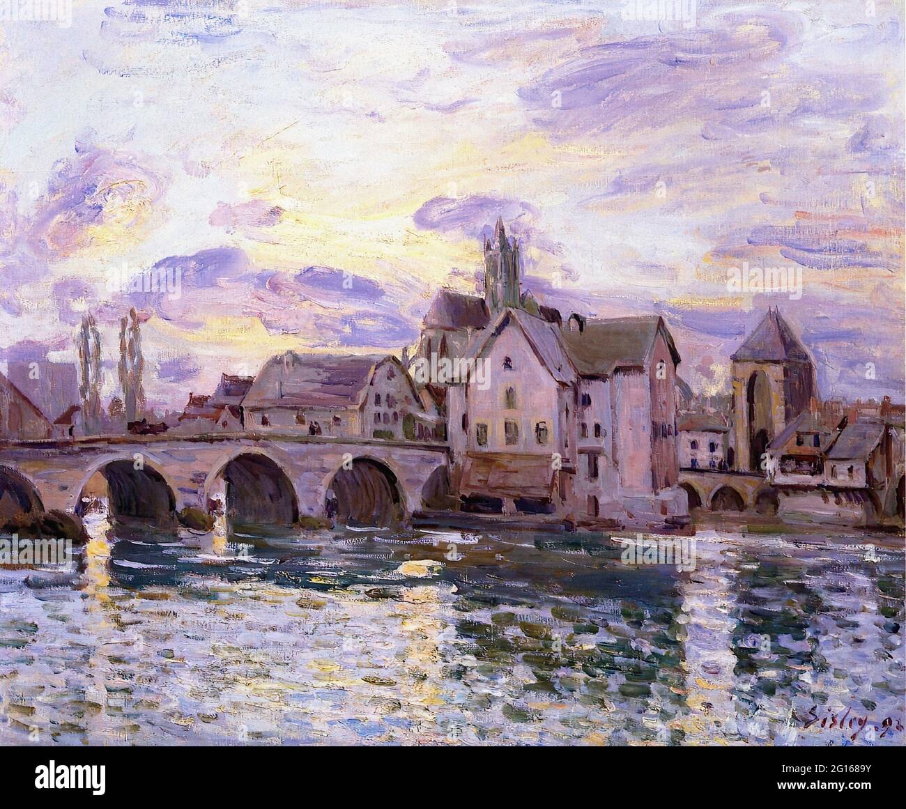 Moret bridge hi-res stock photography and images - Alamy