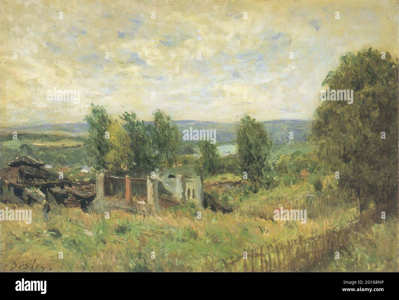 Sisley landscape hi-res stock photography and images - Alamy