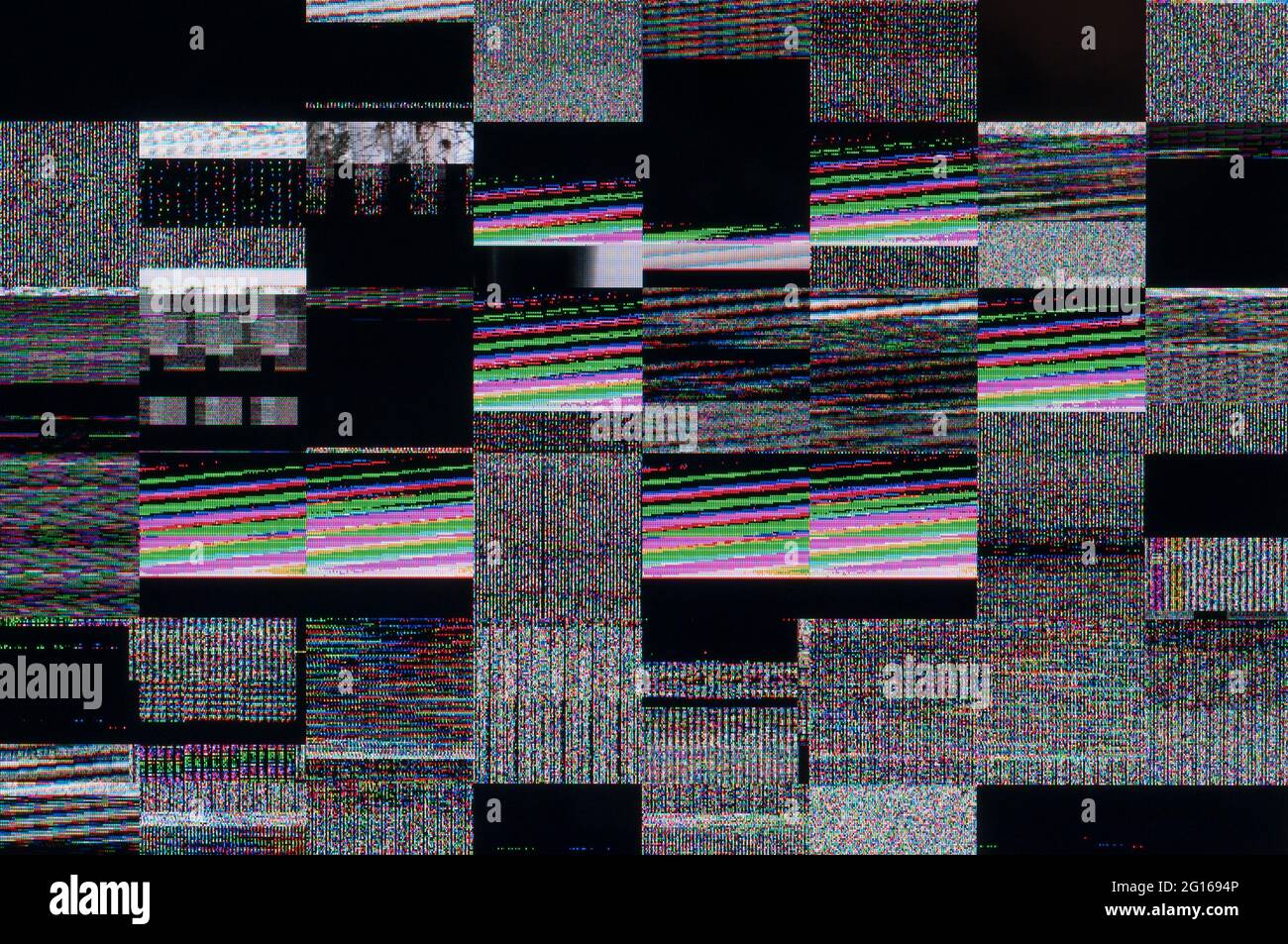 Abstract background of a digital glitch Stock Photo - Alamy