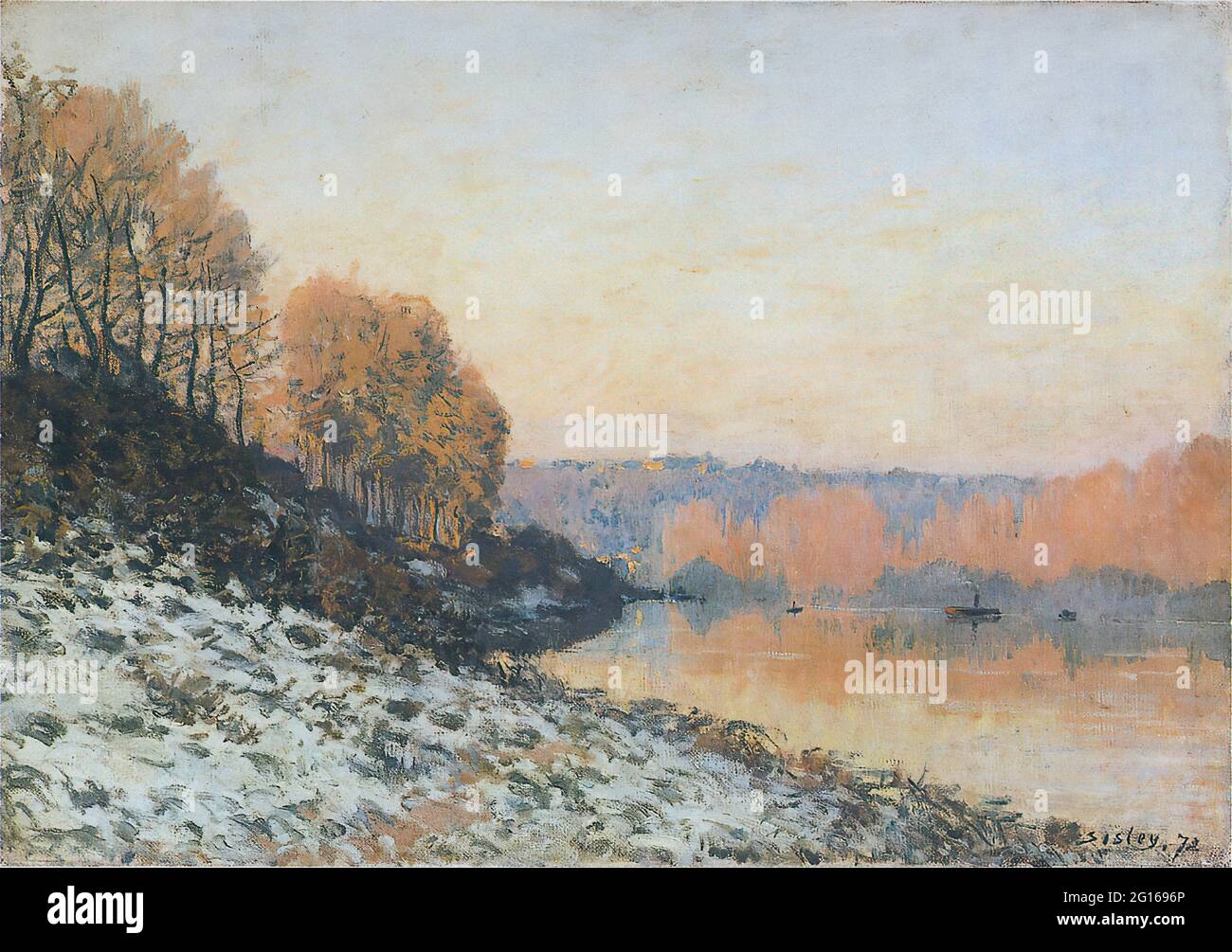 Alfred sisley winter hi-res stock photography and images - Alamy