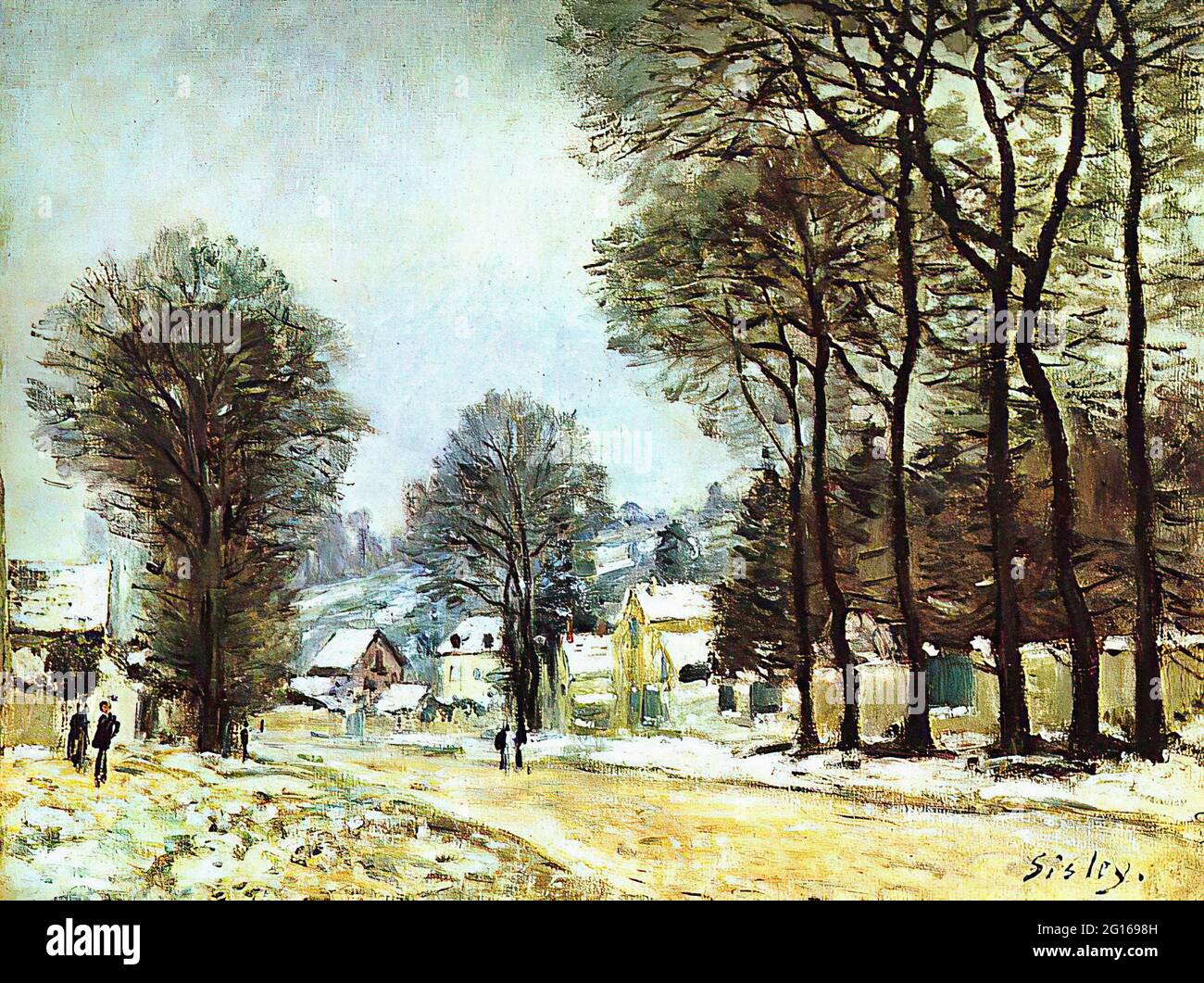 Alfred sisley snow hi-res stock photography and images - Alamy