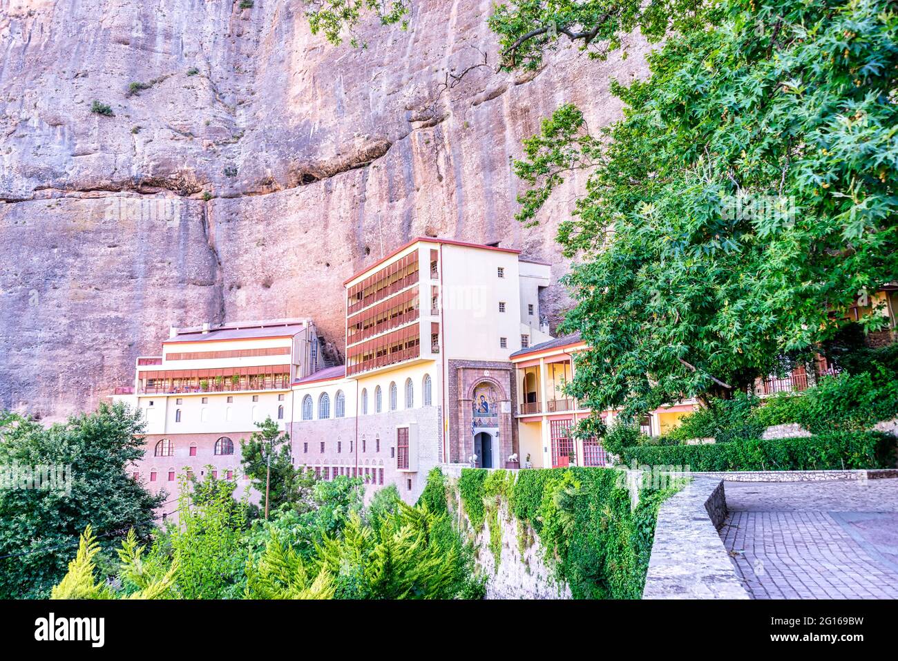 Mega Spilaio, formally the Monastery of the Dormition of the Theotokos ...