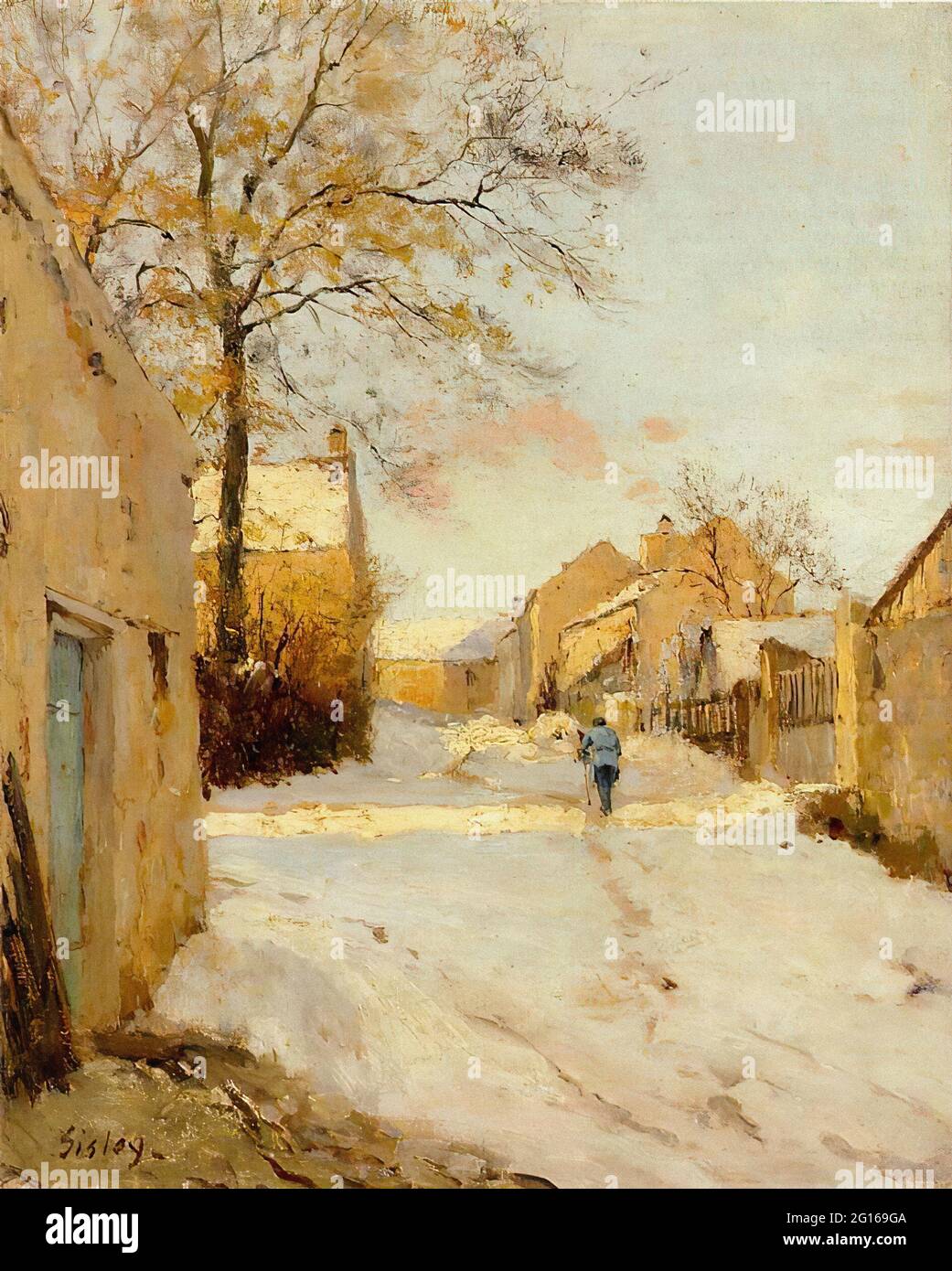 Alfred sisley winter hi-res stock photography and images - Alamy