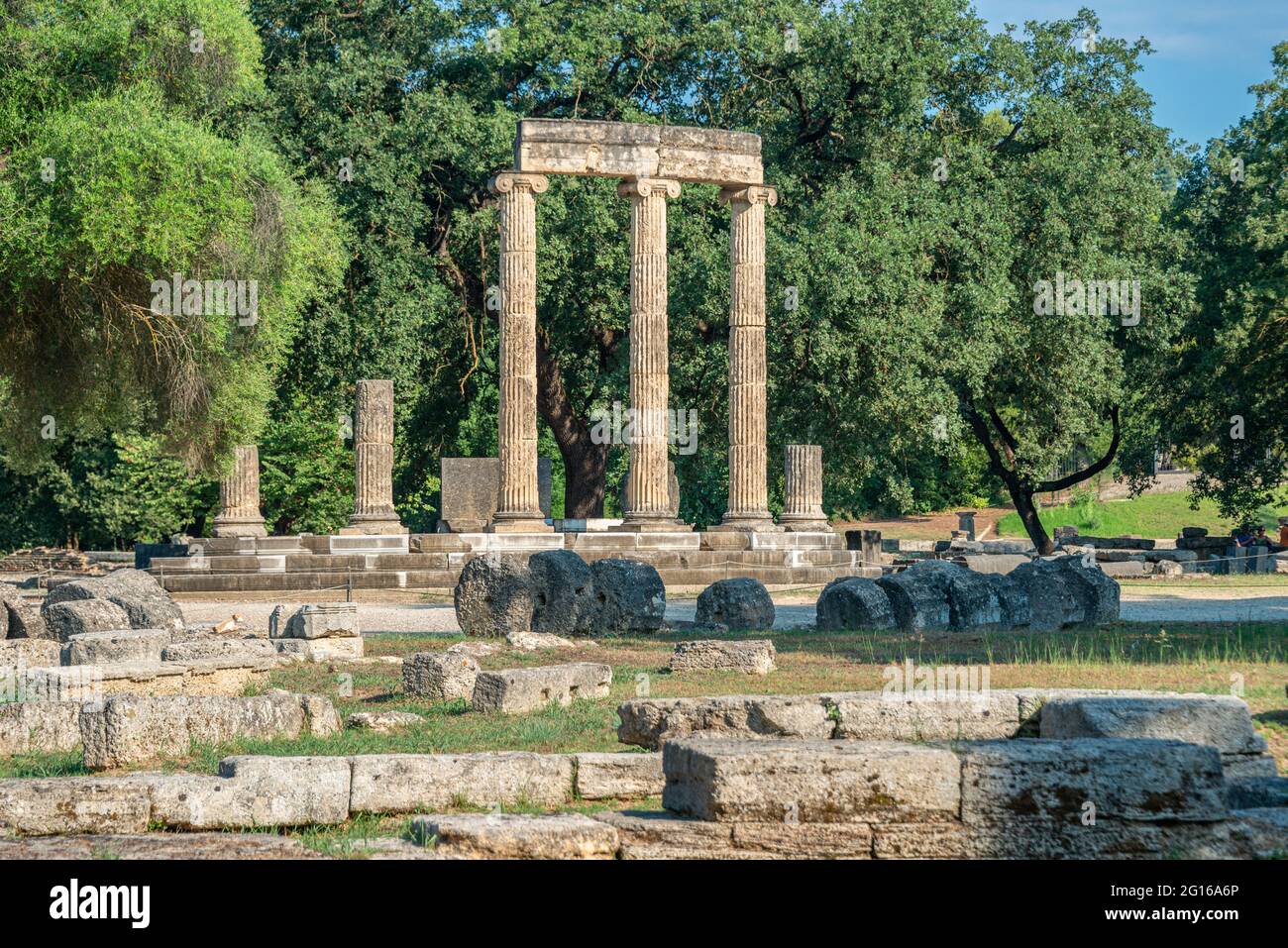 The Philippeion, ancient Greek sanctuary erected by Philip II, King of ...
