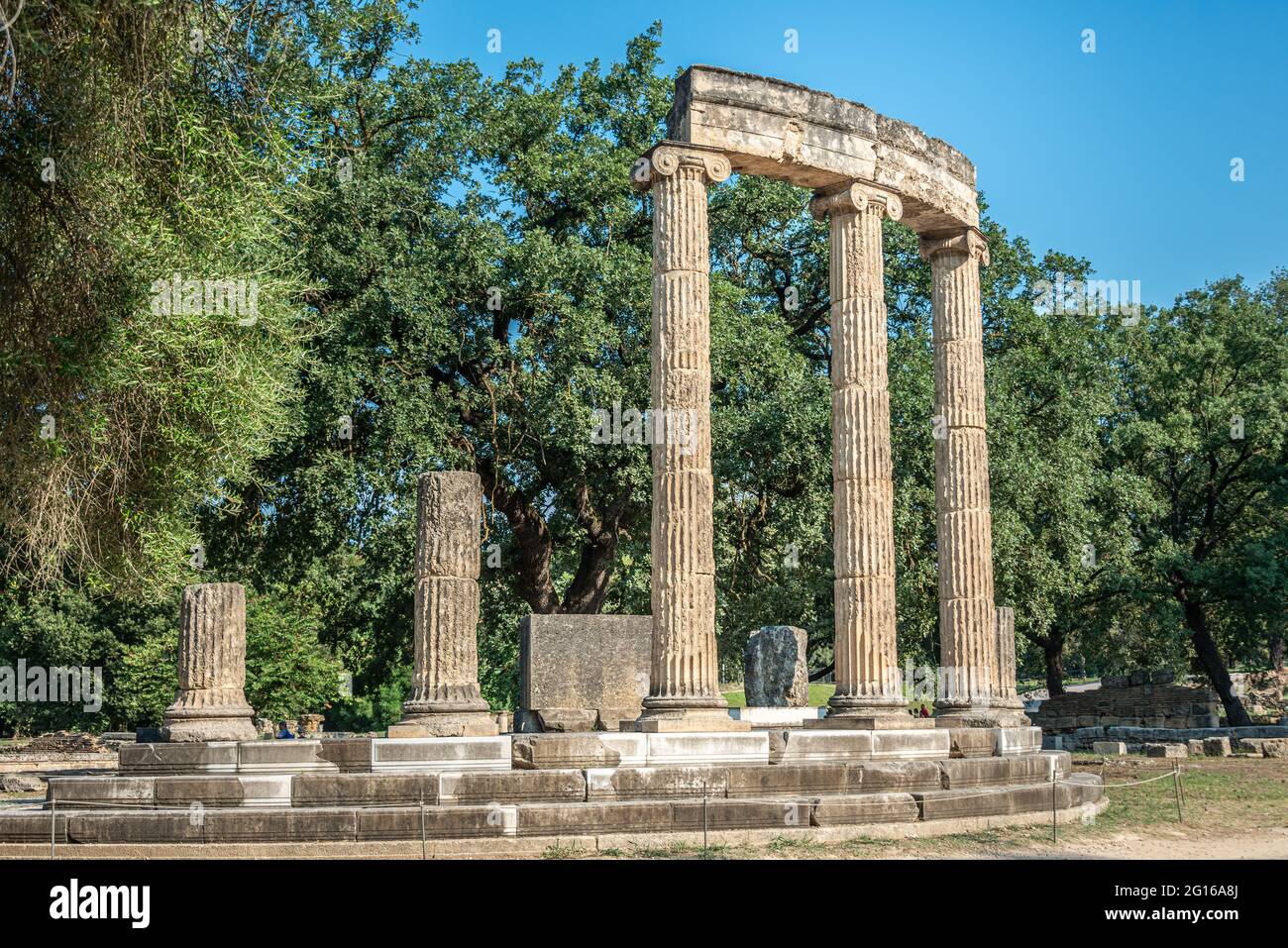 The Philippeion, ancient Greek sanctuary erected by Philip II, King of ...