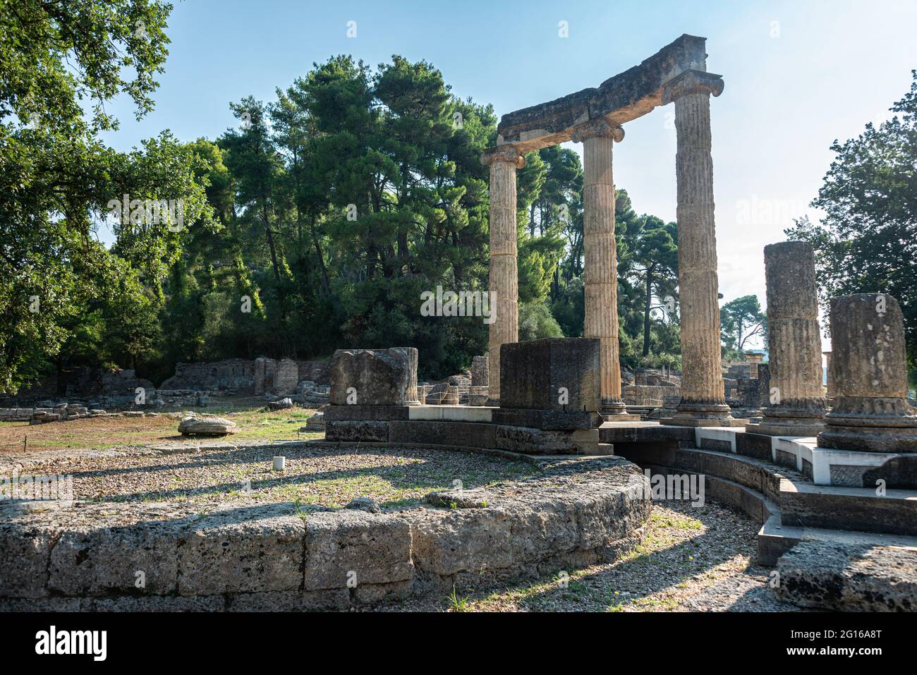The Philippeion, ancient Greek sanctuary erected by Philip II, King of ...