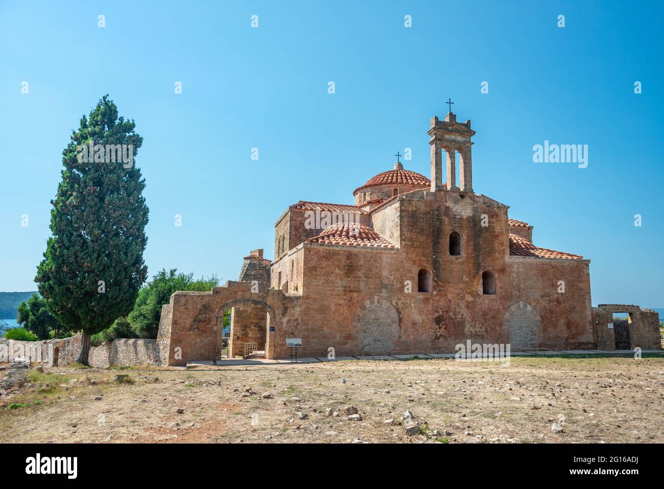inside the Neokastro fortress - church of Transfiguration of the Lord ...