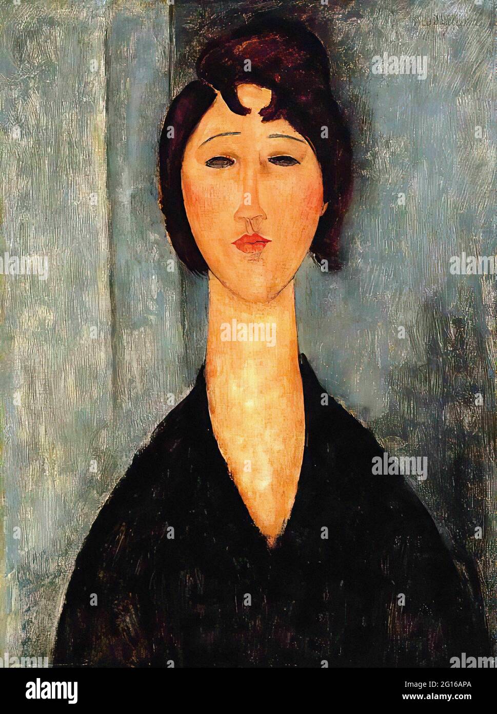 Amedeo Modigliani - Portrait Young Woman C 1918 Stock Photo - Alamy