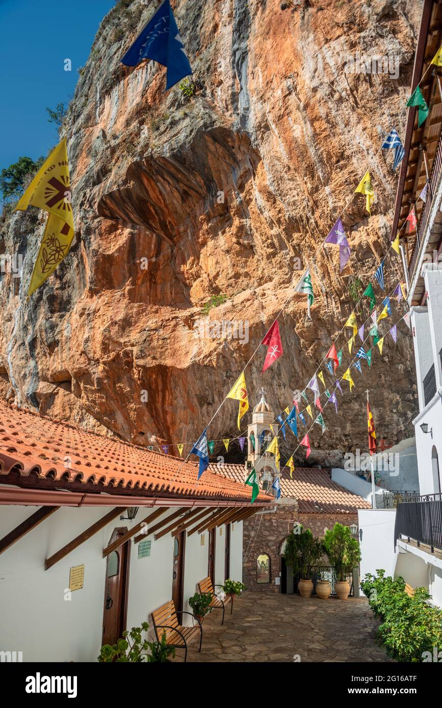 Kosmas, Greece. The Monastery of Panagia Elona in the Parnon Mountains ...