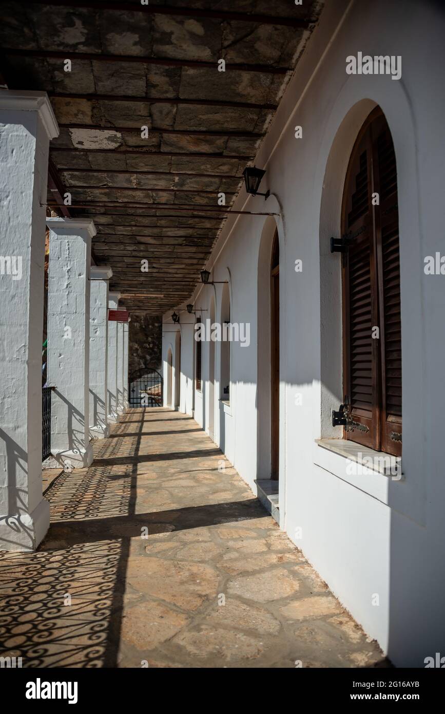 Kosmas, Greece. The Monastery of Panagia Elona in the Parnon Mountains ...