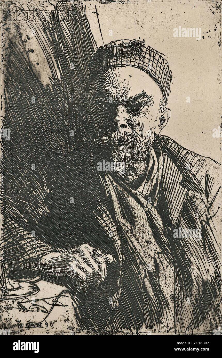 Anders Zorn - Paul Verlaine 1895 Stock Photo - Alamy