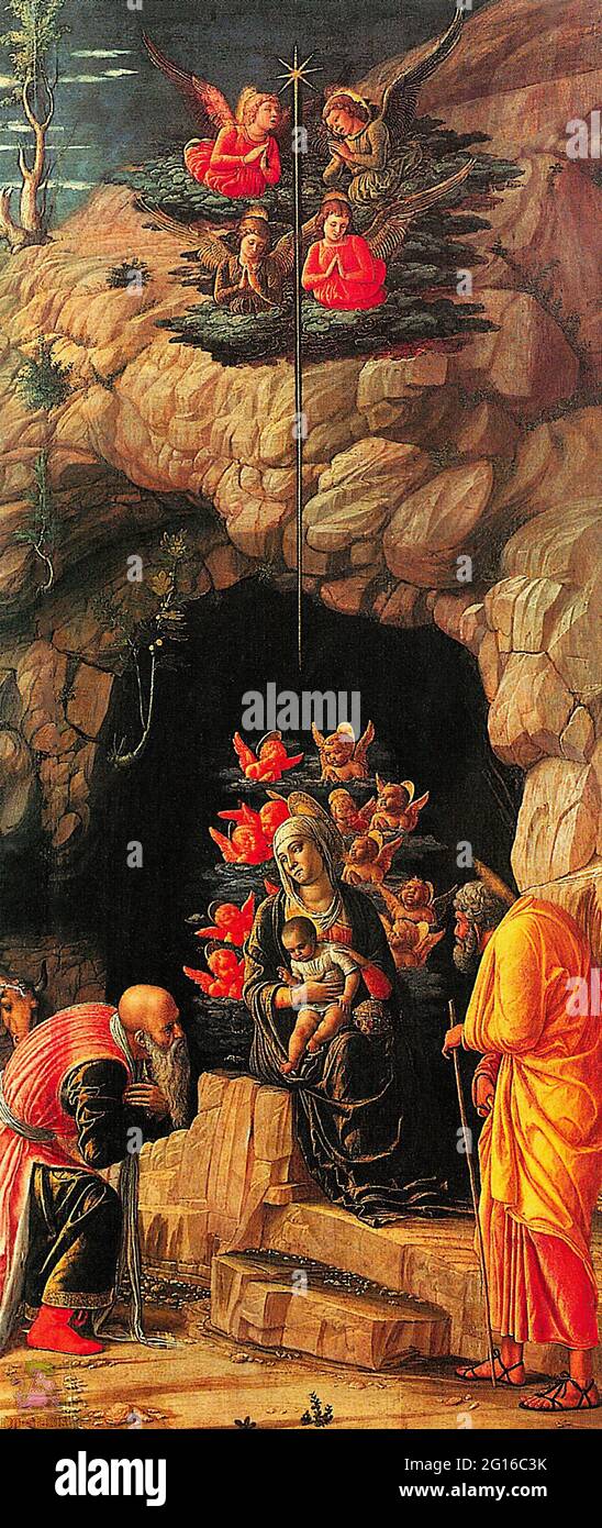 Adoration of the magi mantegna hi-res stock photography and images - Alamy