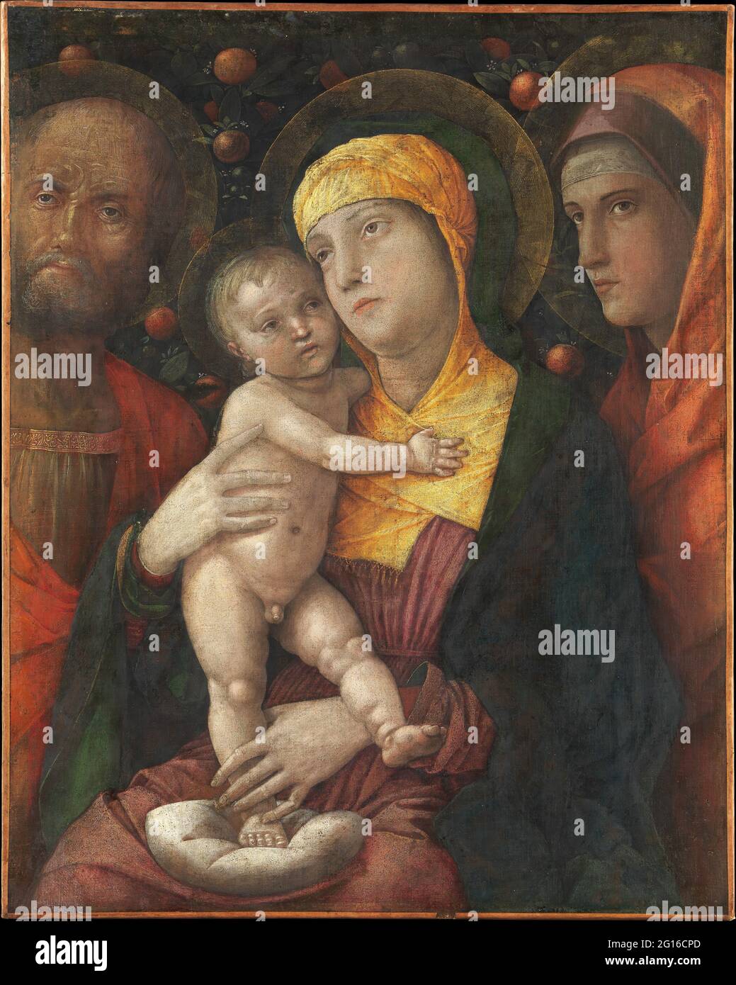 The holy family with saint hi-res stock photography and images - Alamy