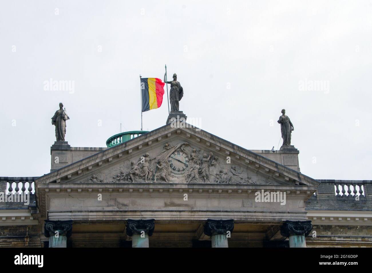 Brussels, Belgium, May 28, 2021. Laeken Castle is the place of ...