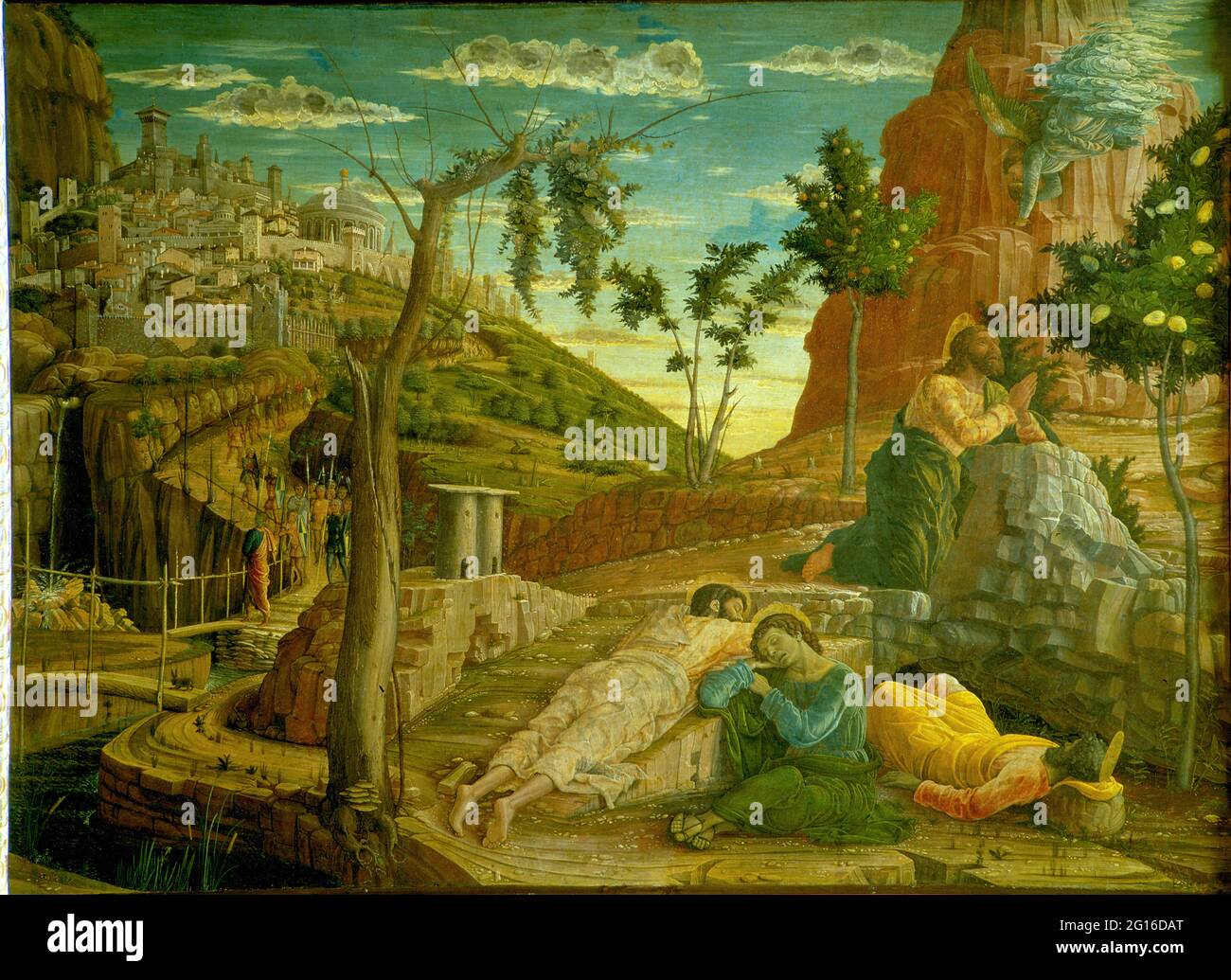 Andrea Mantegna - the Agony in the Garden Stock Photo - Alamy