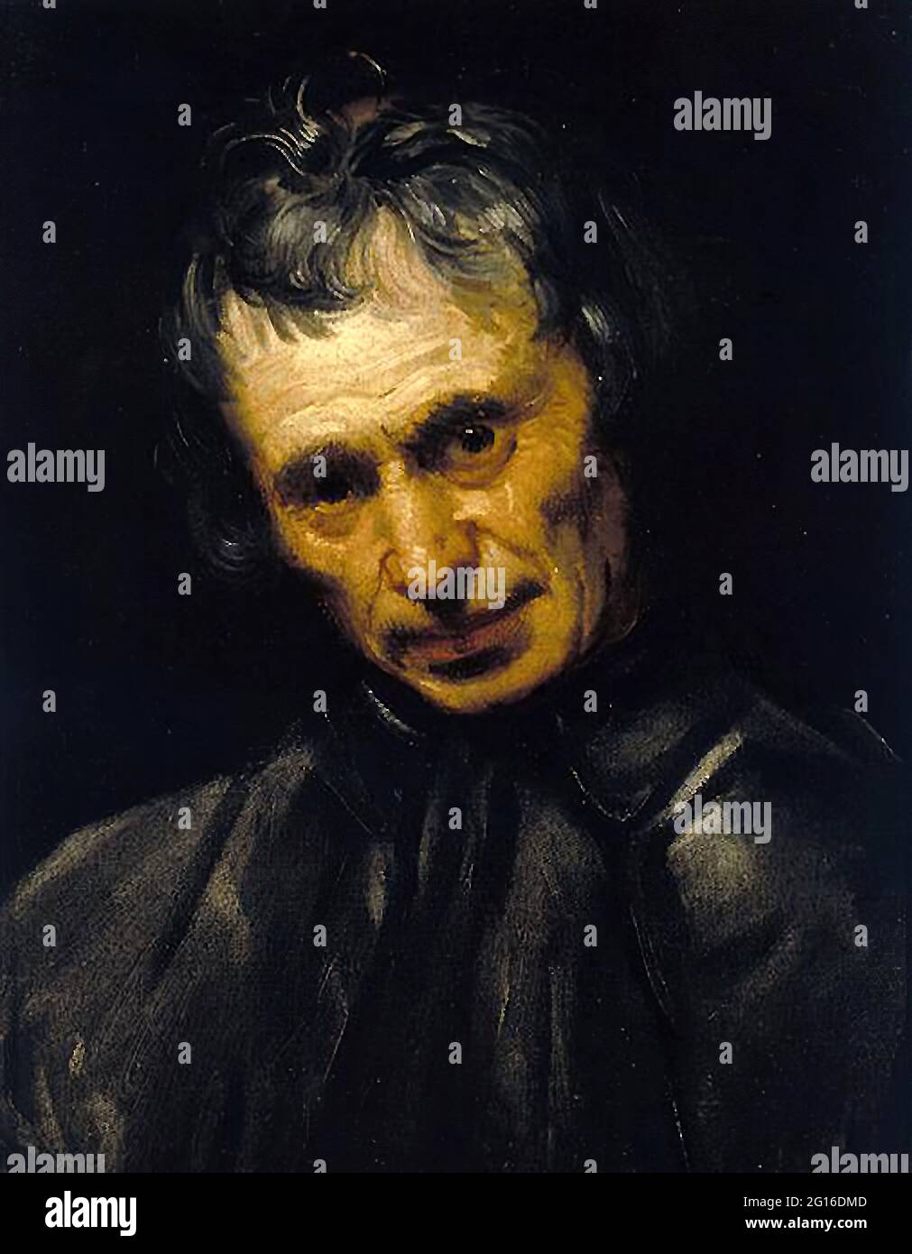Annibale Carracci - Head of a Man Stock Photo - Alamy