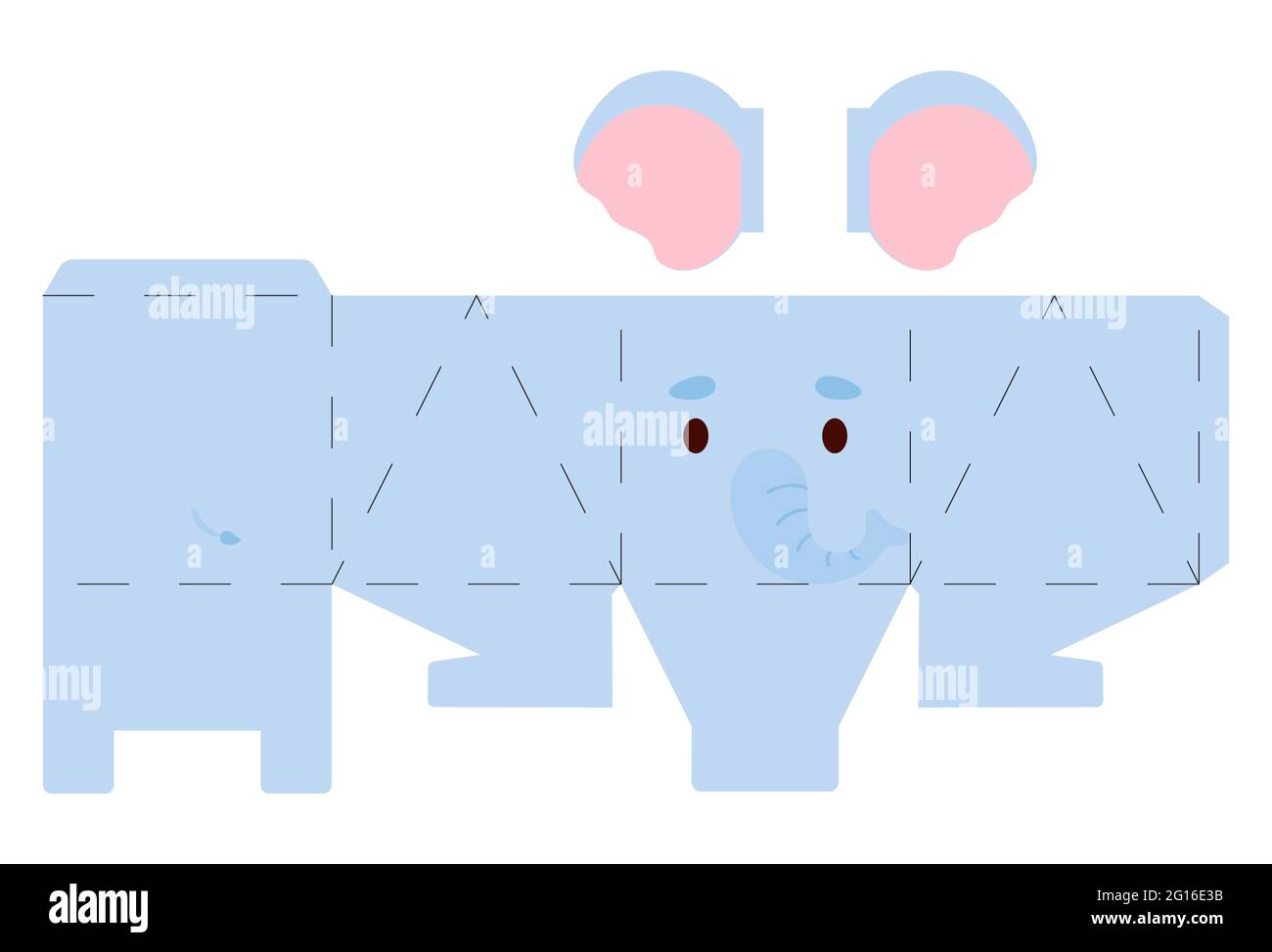 Party favor box elephant design for sweets, candies, small presents ...