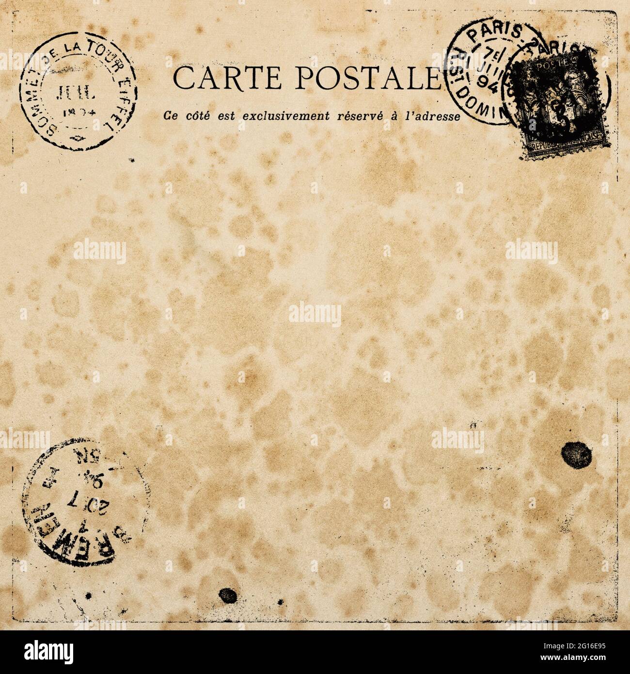 Vintage old paper texture background for decoupage crafting ...