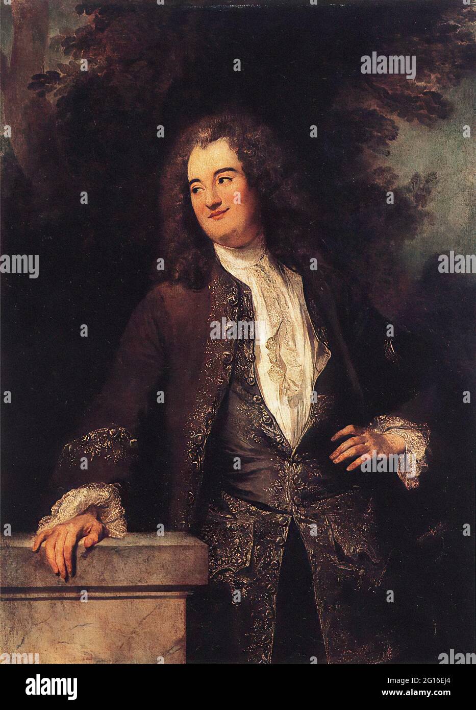 Antoine Watteau - Portrait Gentleman 1720 Stock Photo - Alamy