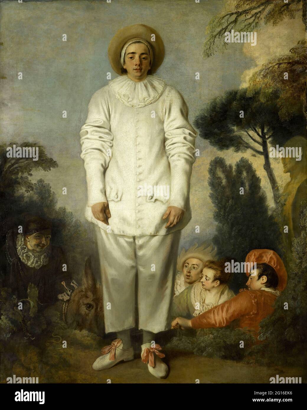 Antoine Watteau - Pierrot Formerly Known as Gilles Stock Photo - Alamy