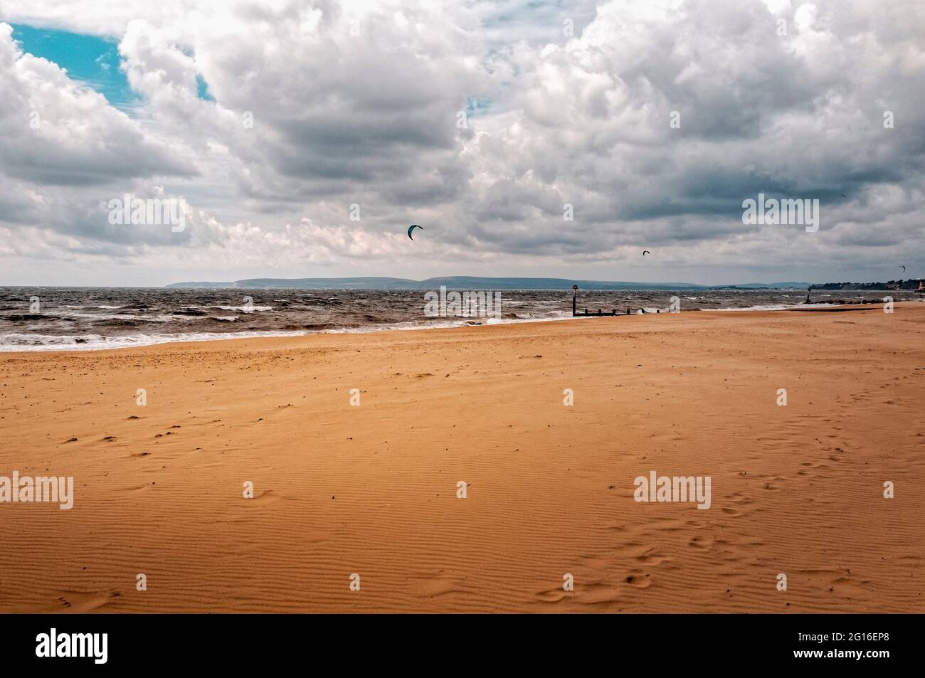 Boscombe Beach, Bournemouth, England Stock Photo - Alamy