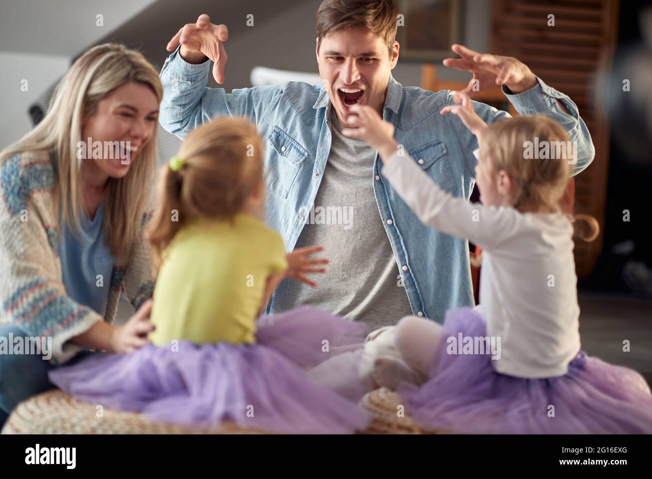 Monster parents hi-res stock photography and images - Alamy