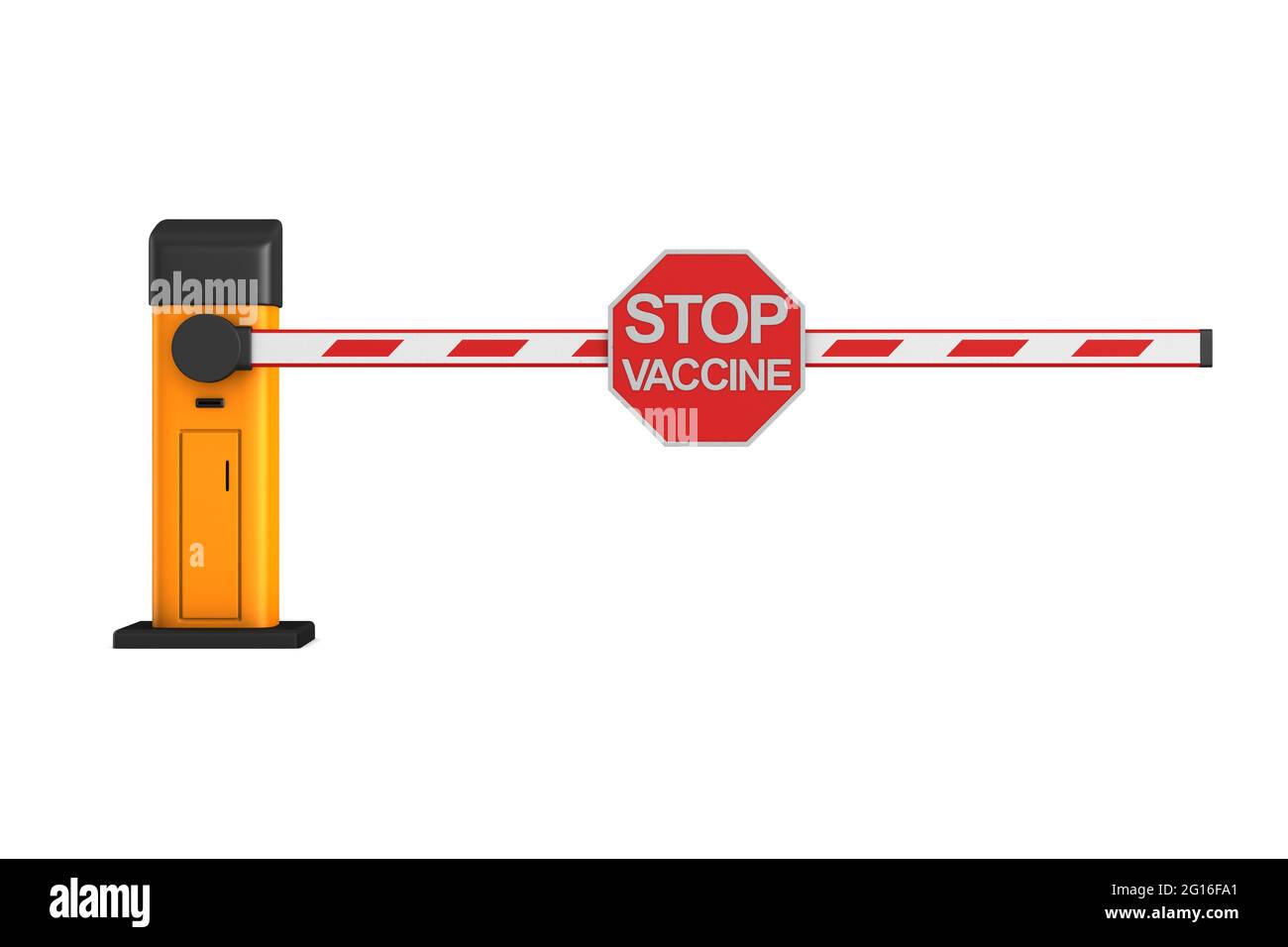Automatic barrier stop sign hi-res stock photography and images - Alamy