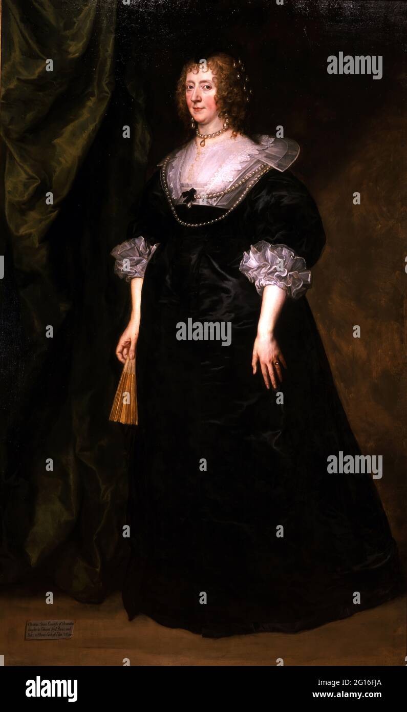 Anton Van Dyck - Christian Bruce Countess of Devonshire Stock Photo - Alamy