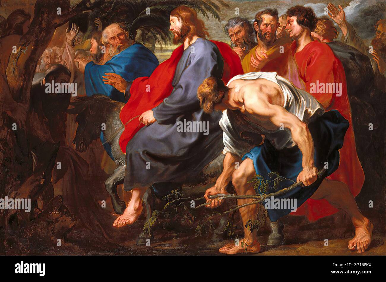 Anton Van Dyck - Entry of Christ into Jerusalem Stock Photo - Alamy