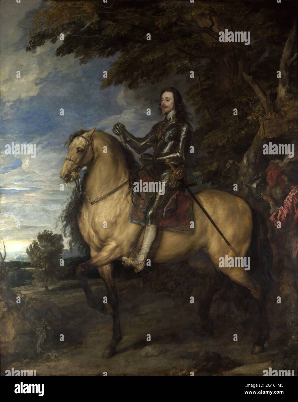 Anton Van Dyck - Equestrian Portrait of Charles I Stock Photo - Alamy