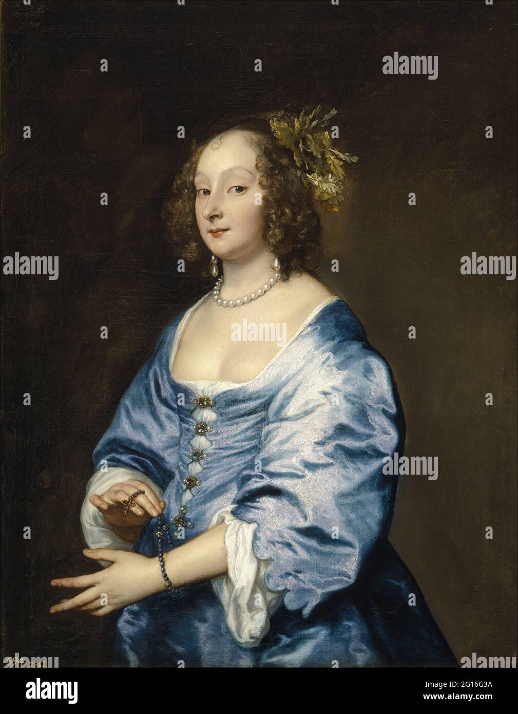 Anton Van Dyck - Mary Ruthven Lady Van Dyck Stock Photo - Alamy