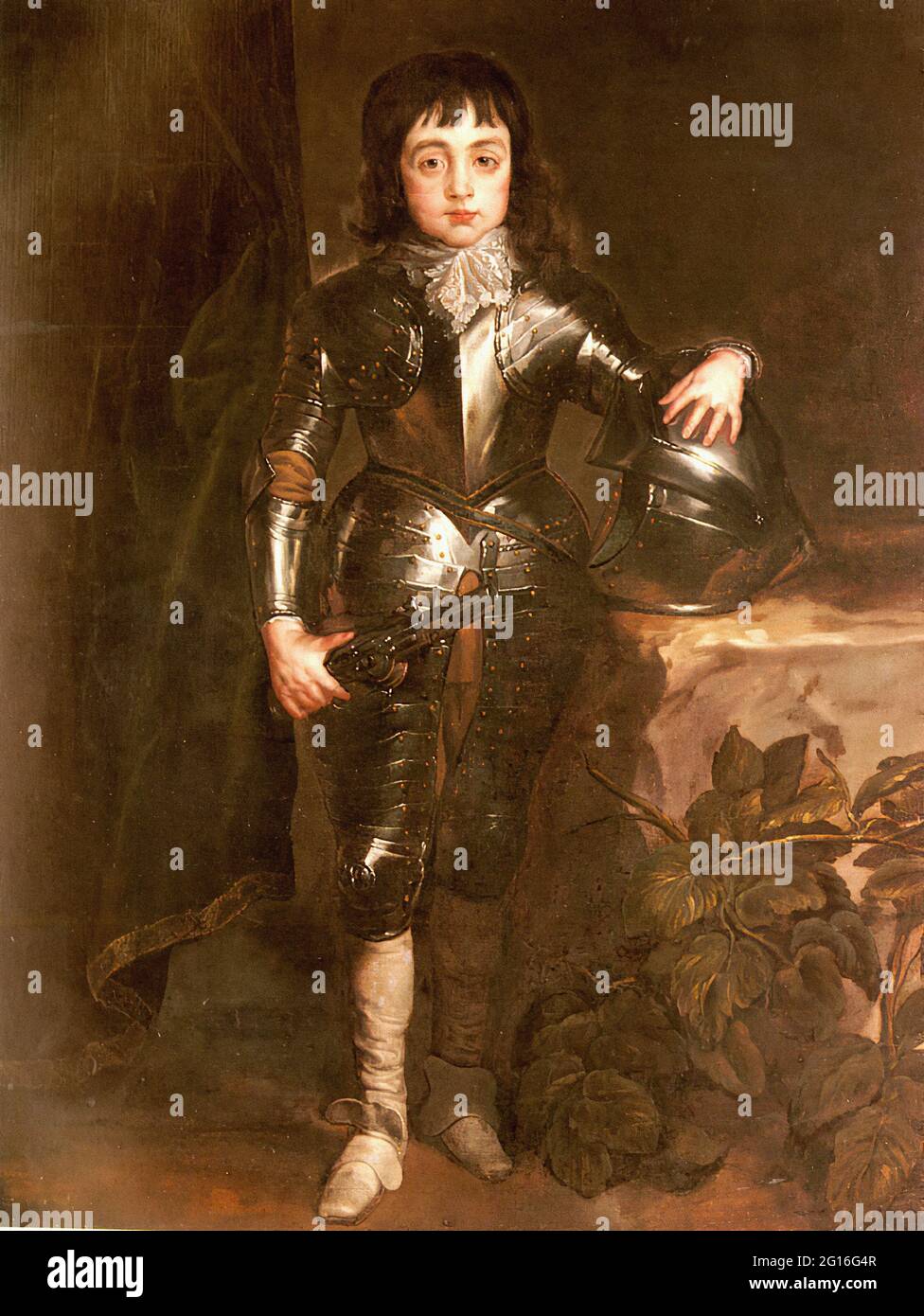 Anton Van Dyck - Portrait Charles Firsti when Prince Wales 16 Stock ...