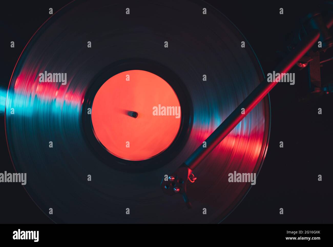 Close up turntable red light hi-res stock photography and images - Alamy