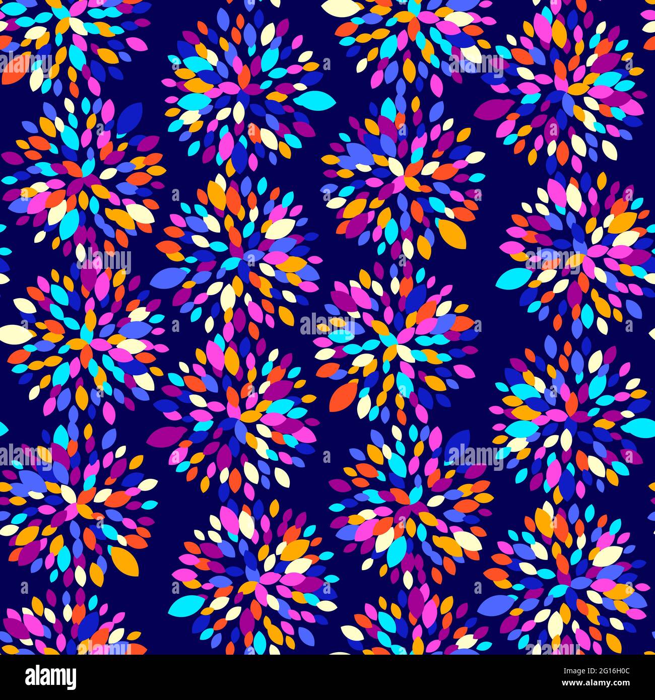 Abstract geo background with colorful fireworks, random colored ...