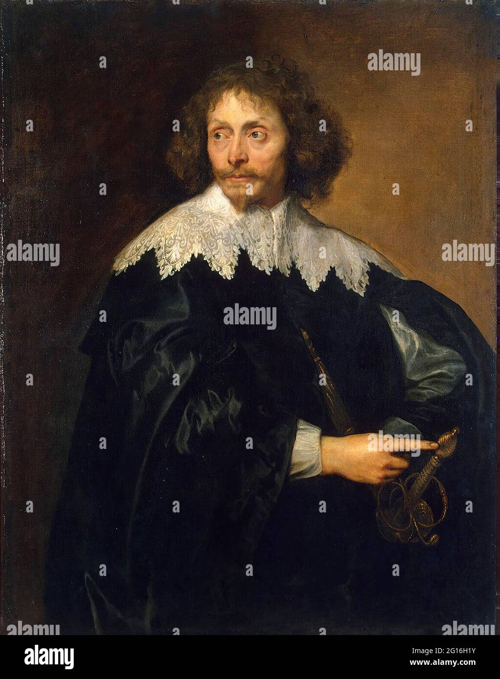 Anton Van Dyck - Portrait of Sir Thomas Chaloner Stock Photo - Alamy