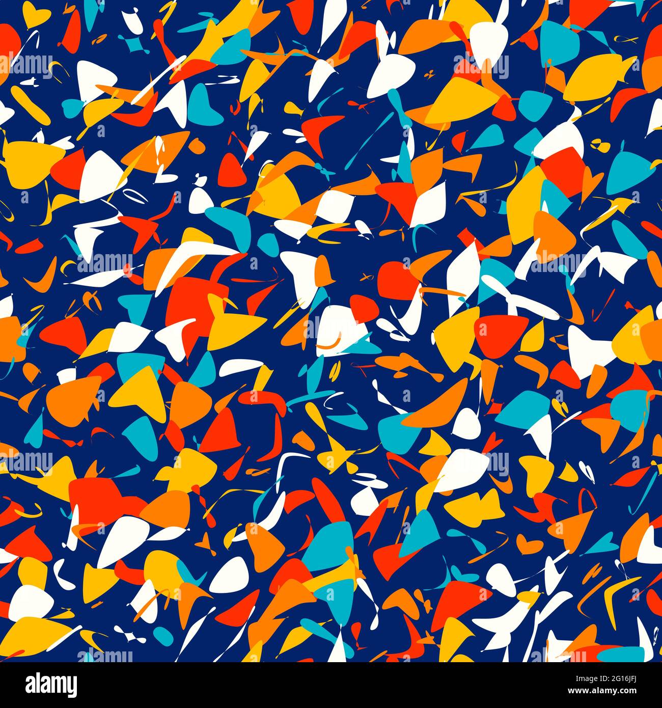 Random spots. Abstract art seamless pattern, paint spots. Creative ...