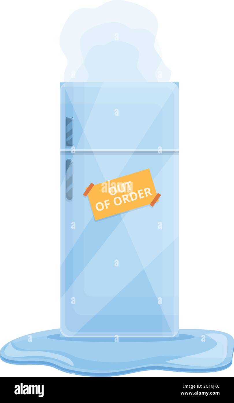 Fridge refrigerator repair icon. Cartoon of Fridge refrigerator repair ...