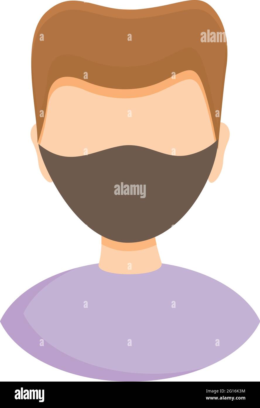 Anonymous mask icon. Cartoon of Anonymous mask vector icon for web ...