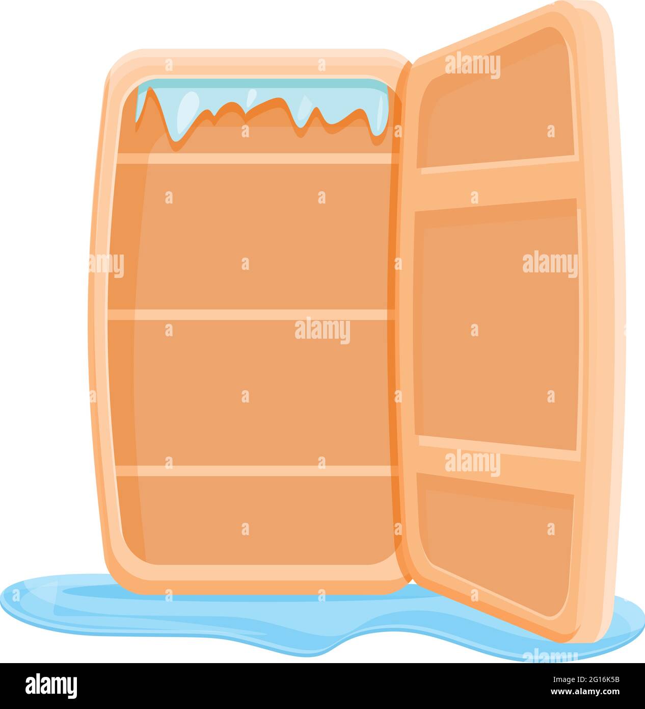 Door refrigerator repair icon. Cartoon of Door refrigerator repair ...