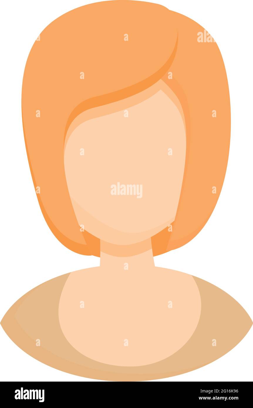 Anonymous lady icon. Cartoon of Anonymous lady vector icon for web ...