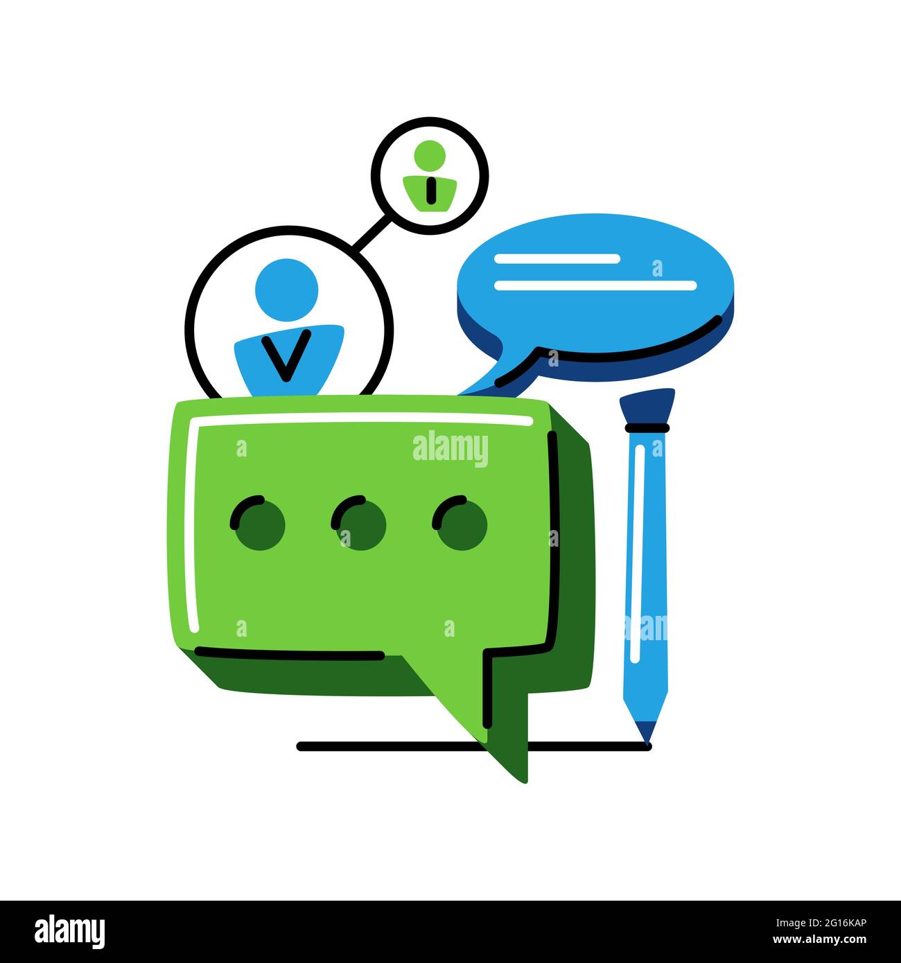 Vector illustration in graphic style. Digital art Stock Vector Image ...