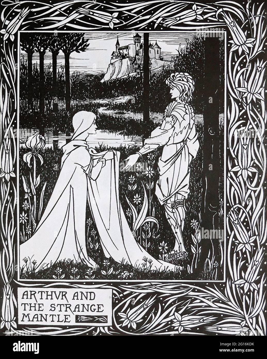 Aubrey Beardsley (1872-1898) - Arthur Strange Mantle Stock Photo - Alamy