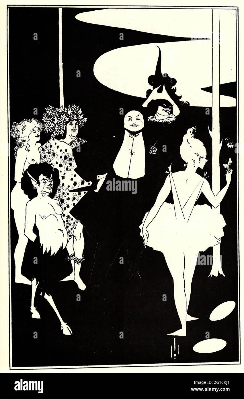 Aubrey Beardsley (1872-1898) - Design Frontispiece Plays John Davidson ...