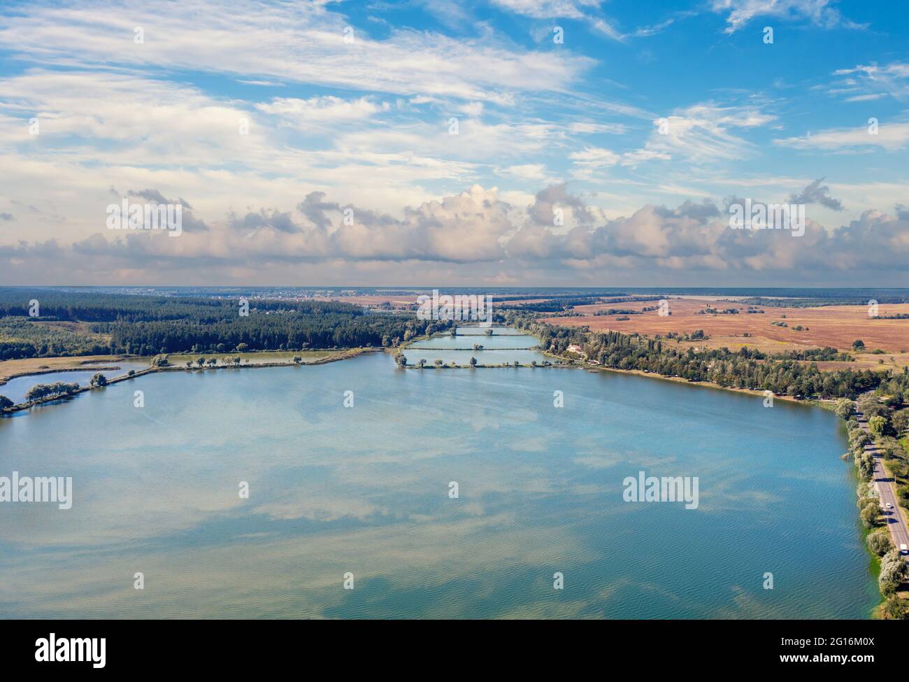Panoramic view of a lake hi-res stock photography and images - Alamy
