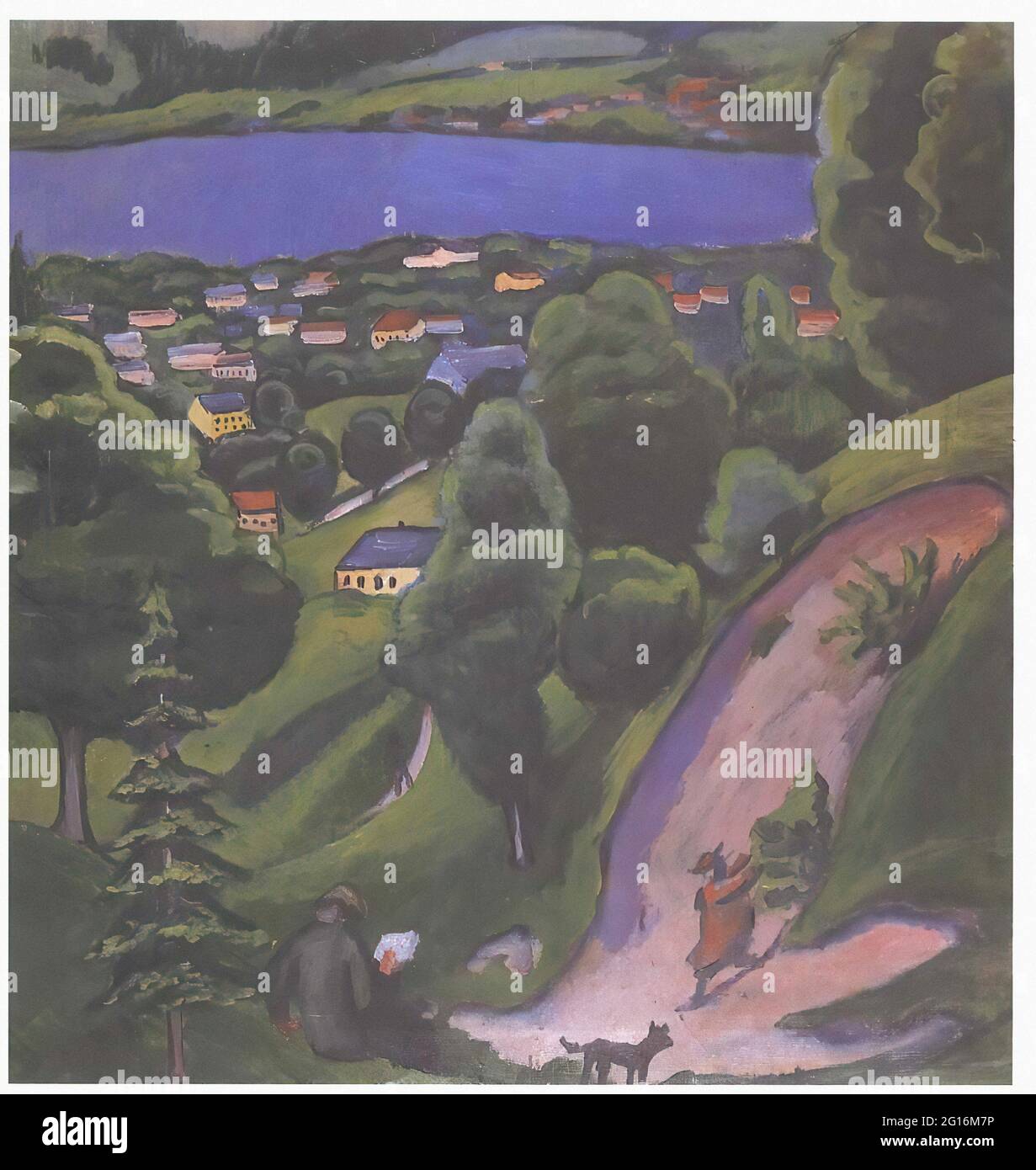 August macke landscape hi-res stock photography and images - Alamy