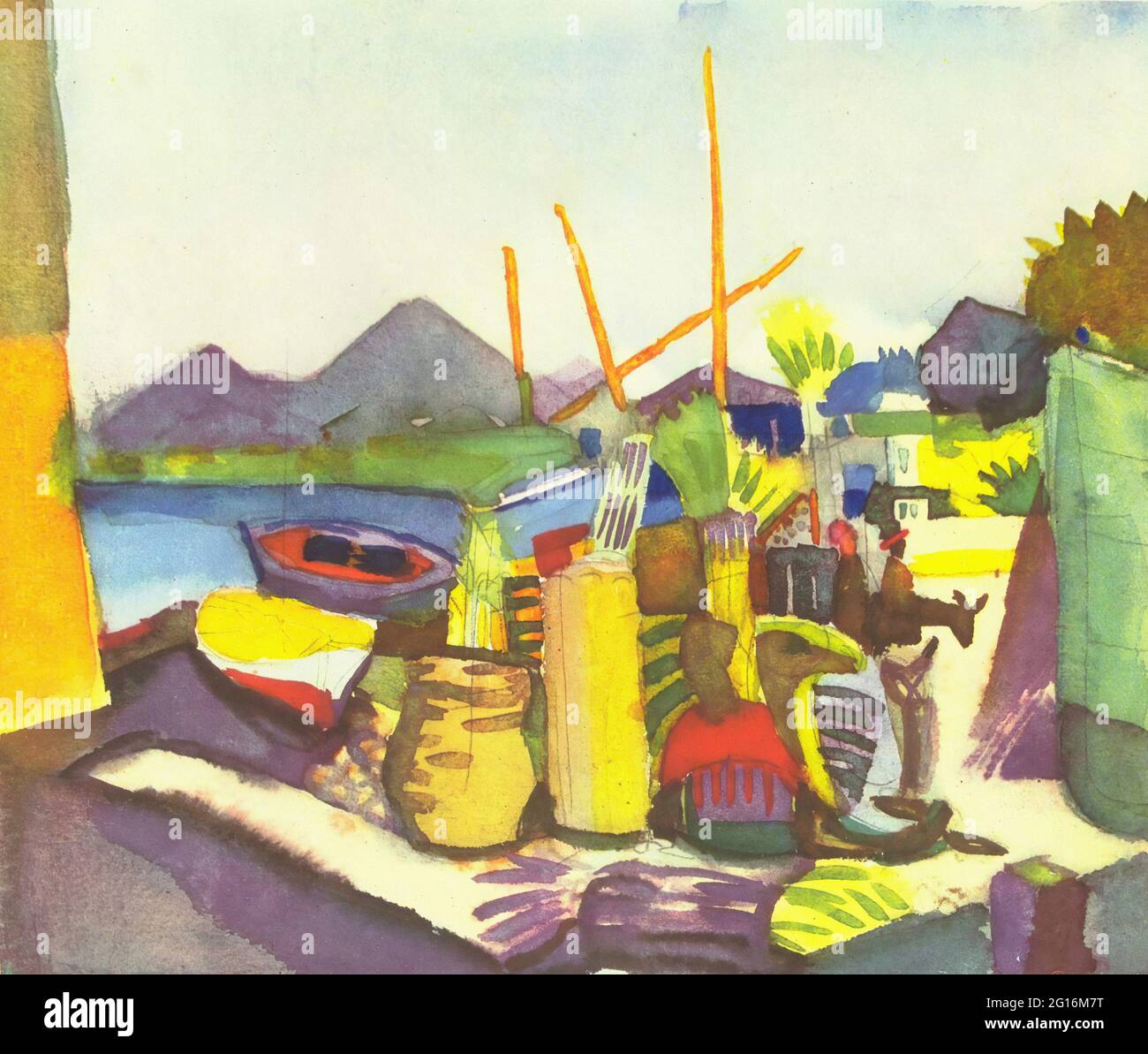 August macke landscape hi-res stock photography and images - Alamy