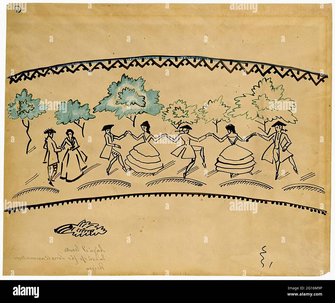 The round dance Cut Out Stock Images & Pictures - Alamy